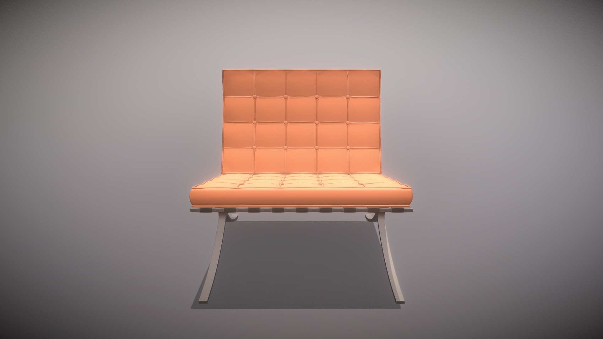 Barcelona Chair Blender V1 - Download Free 3D model by javi amat ...