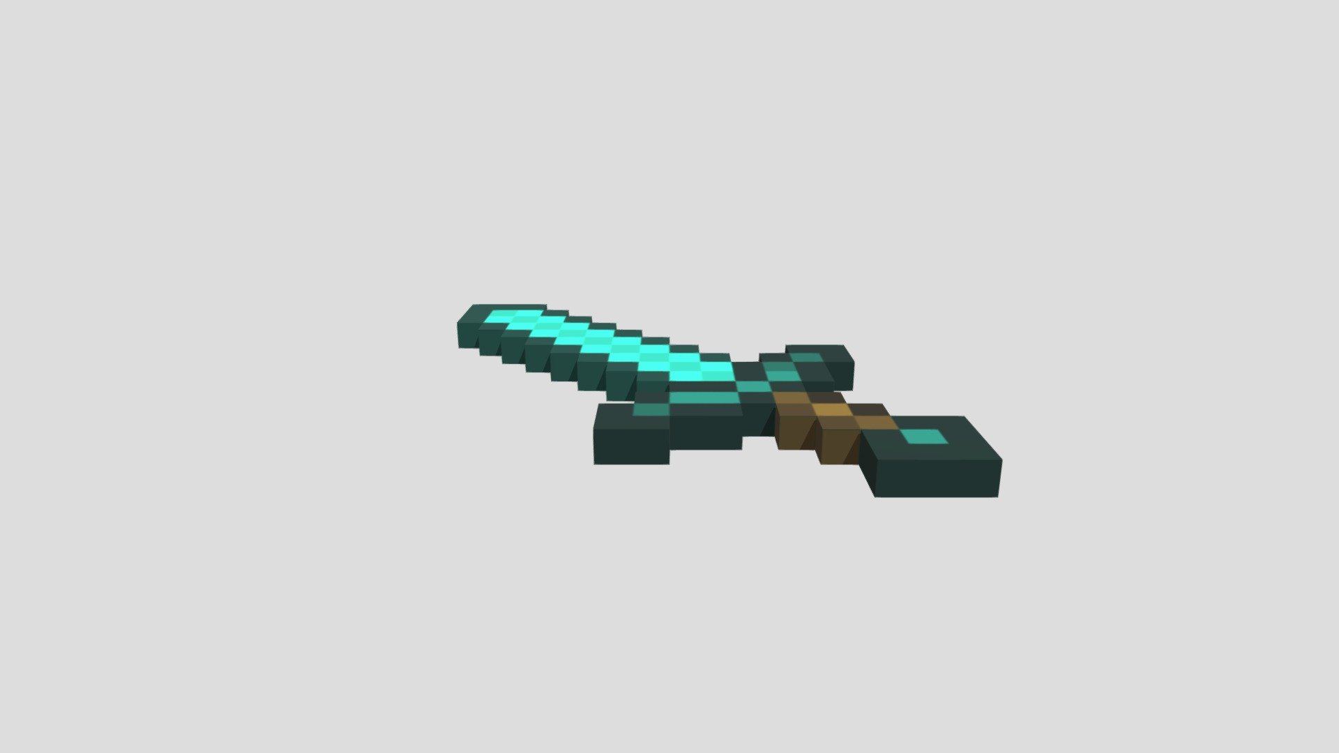 Minecraft-diamond-sword - Download Free 3D model by Minecraft_Master ...