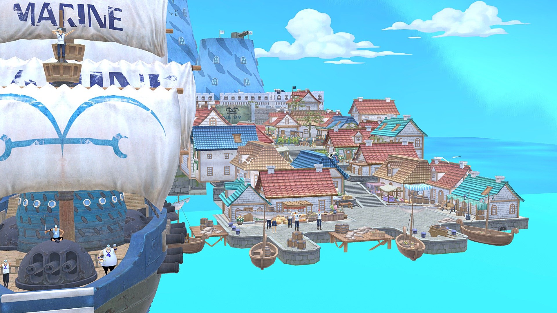 Marine Ship One Piece Shell Village Fbx Pbr - 3D model by Cute Guy ...