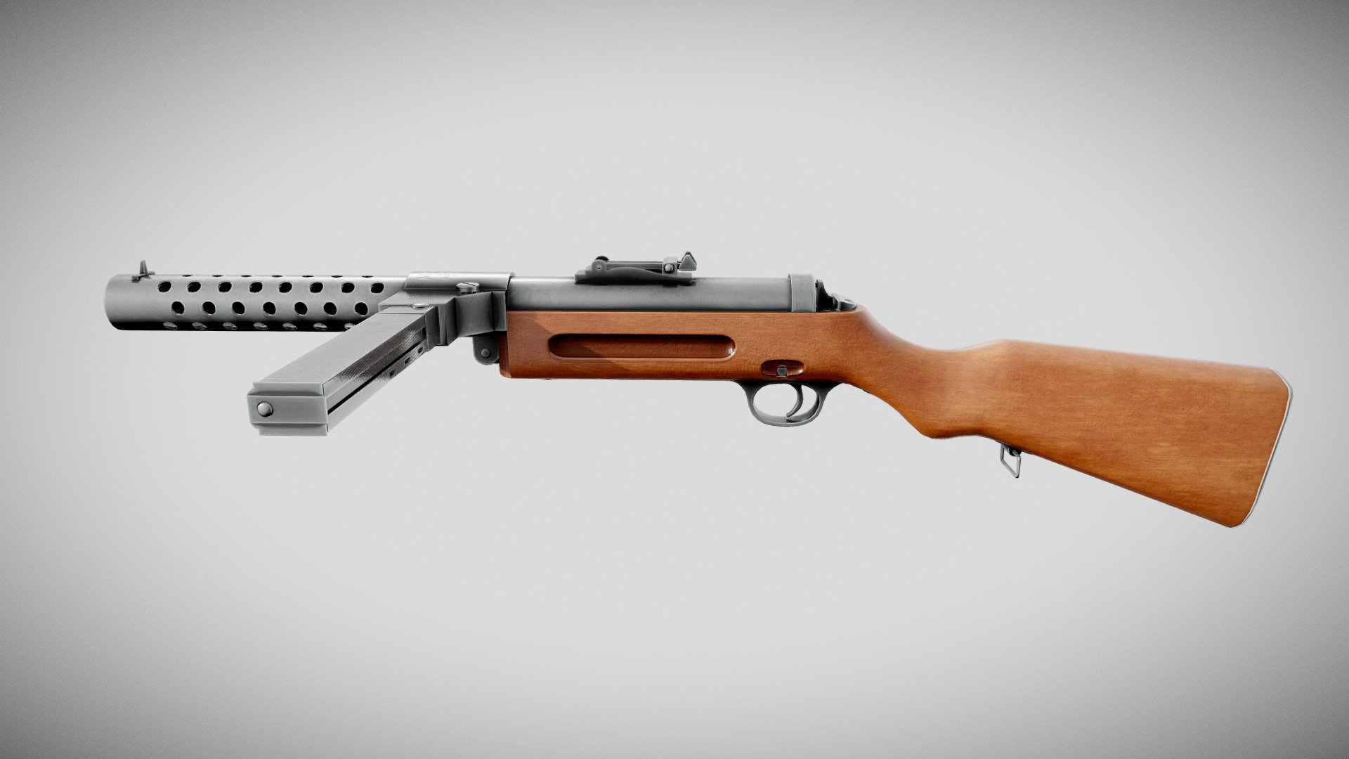 Schmeisser MP-28 (Rigged Low Poly PBR) - Buy Royalty Free 3D model by ...