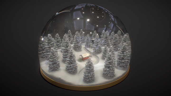 Snow-globe 3D models - Sketchfab