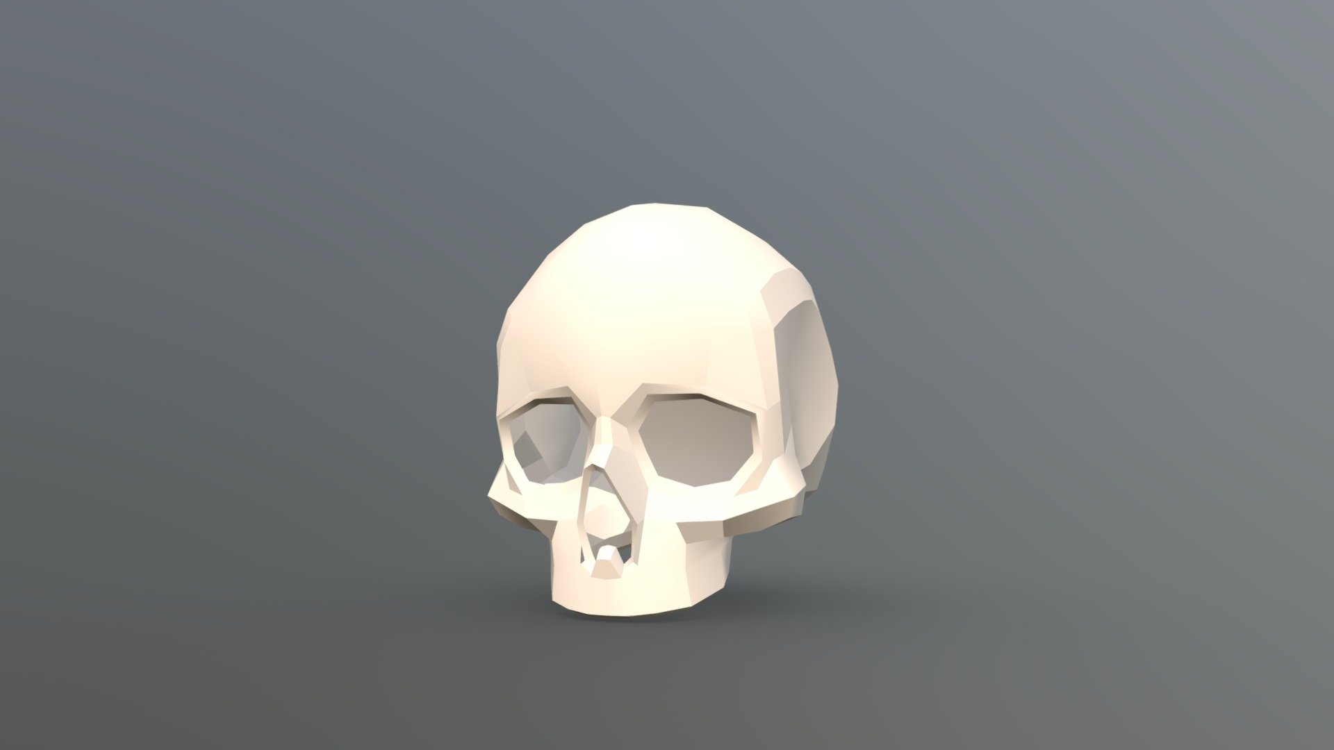 Skull Face - 3D model by AdrienMalherbecgpro [937bdb1] - Sketchfab