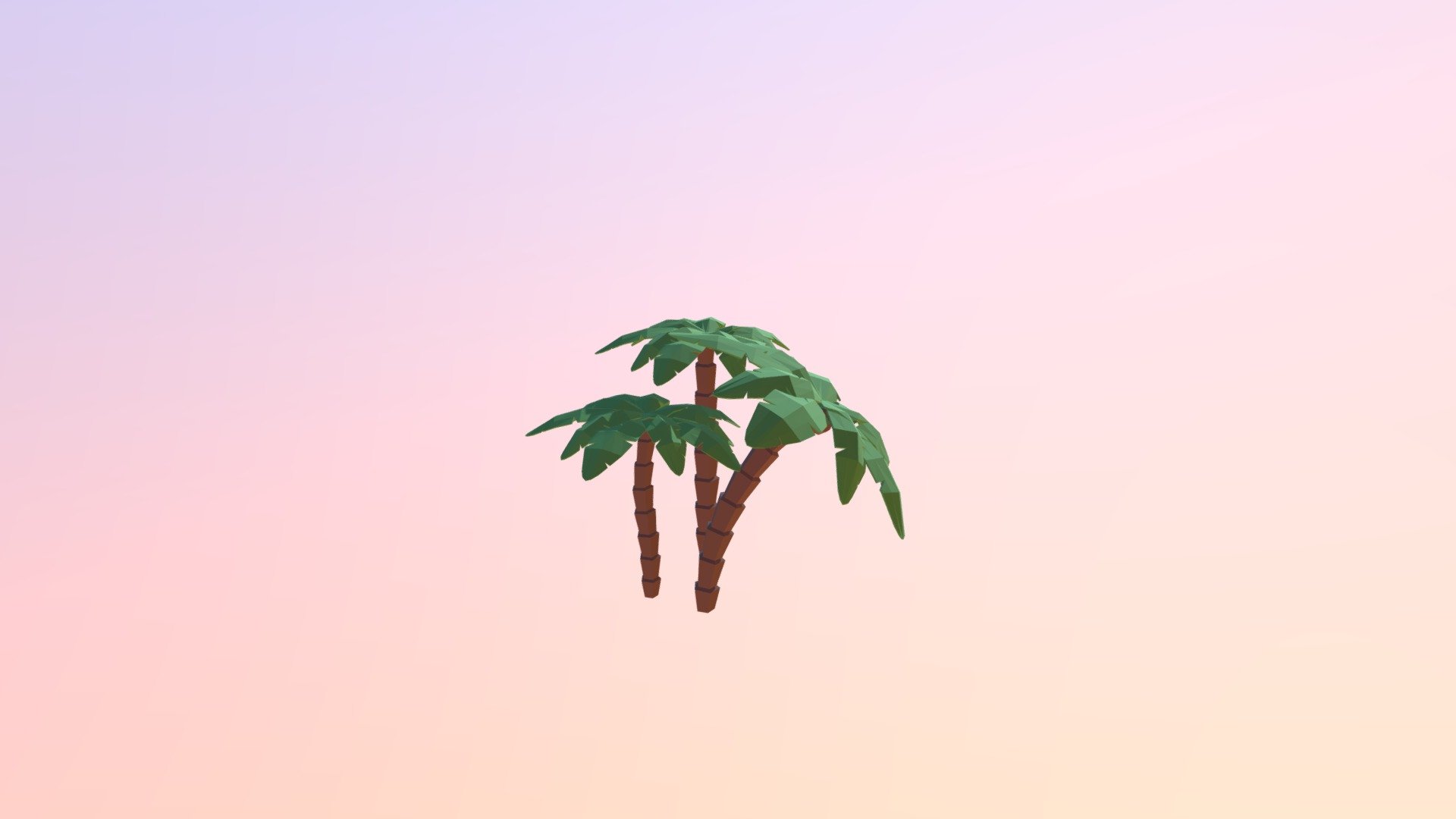 Low Poly Palm Trees - 3D model by NicoleSmith [937c3ed] - Sketchfab