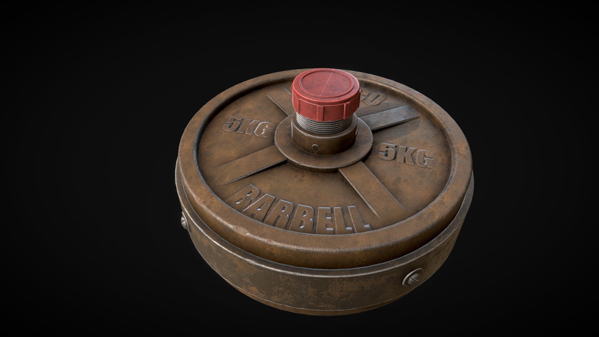 A Homemade Landmine - 3D model by BT3D (@BT3DArt) [937c452] - Sketchfab
