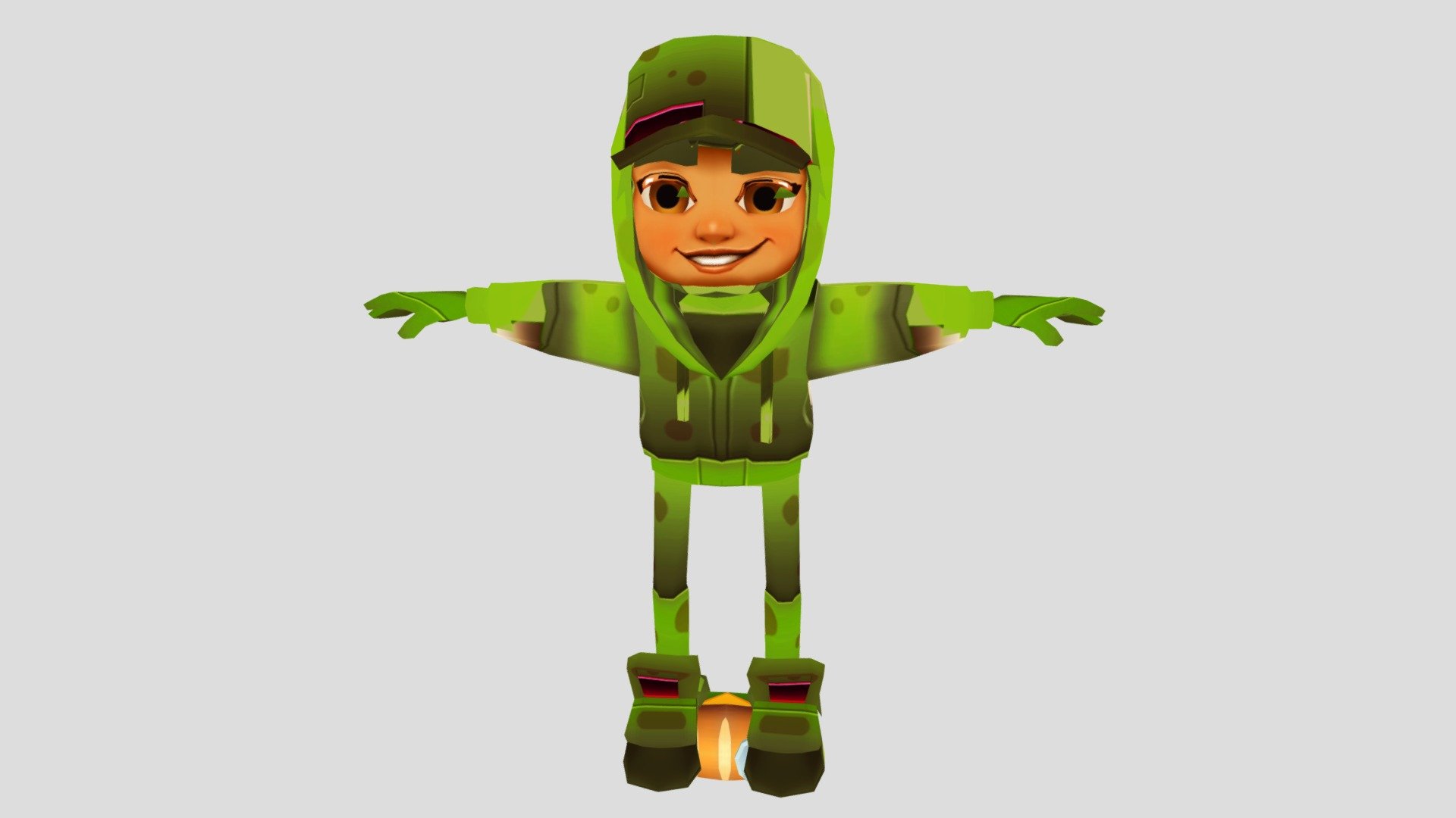 HKtito Subway Surfers - Download Free 3D model by monica.paola.rendon ...