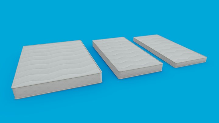 Mattresses 3D models - Sketchfab