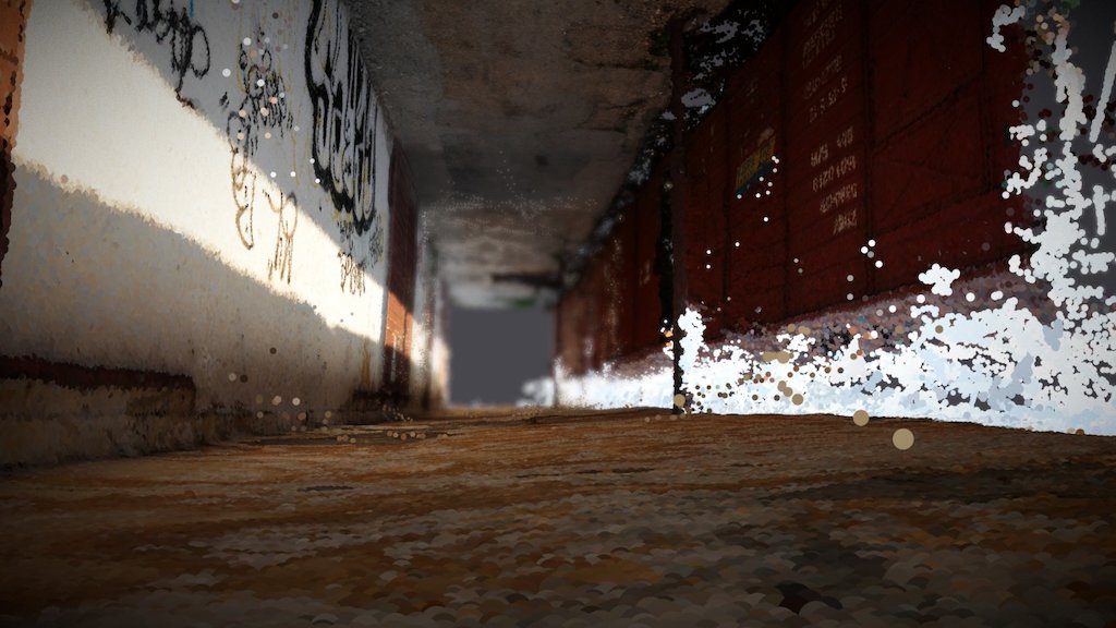 Peron de gara cu marfar/Station platform + cargo - Download Free 3D ...
