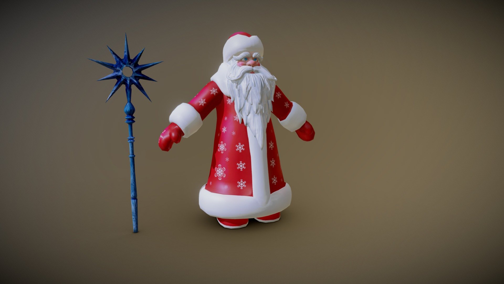 Father Frost - 3D model by Vitalii Yevsovych (@Onnix) [937e5d3] - Sketchfab