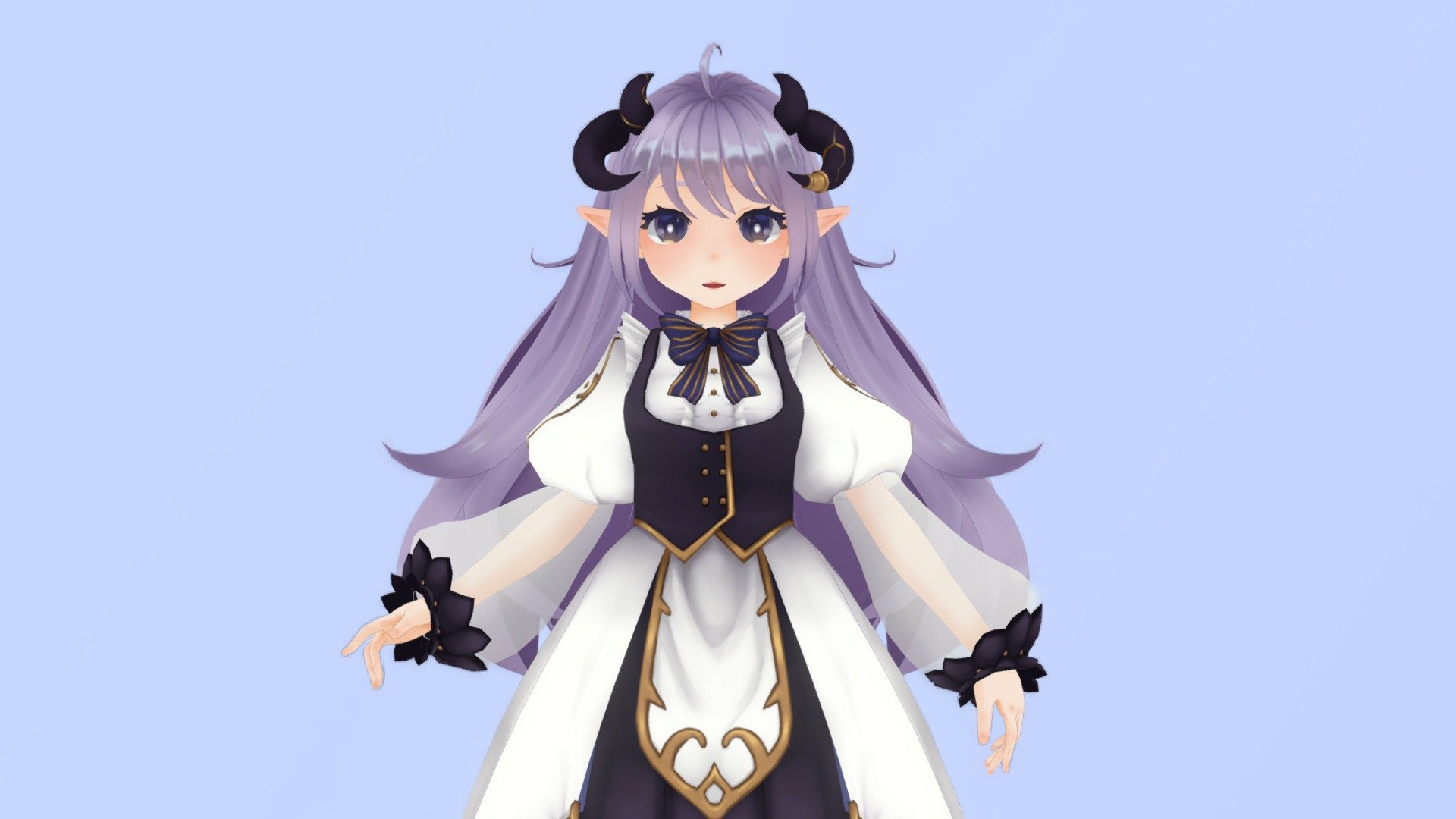 Elegant demon - Isadora - Download Free 3D model by Kanna-Nakajima [937e788] - Sketchfab
