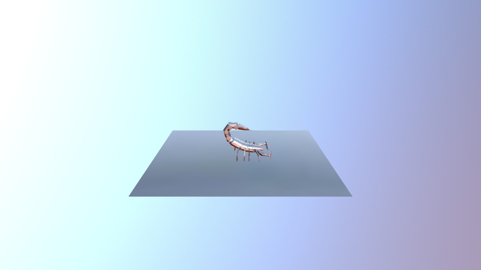 Mechanical scorpion and simple animation - 3D model by Zaqi (@Redsecz ...