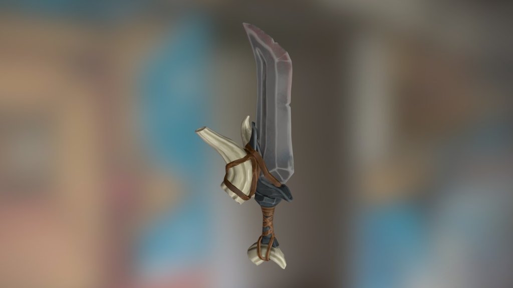 Horn-tied Sword - 3D model by David Cunningham (@davidcunningham ...