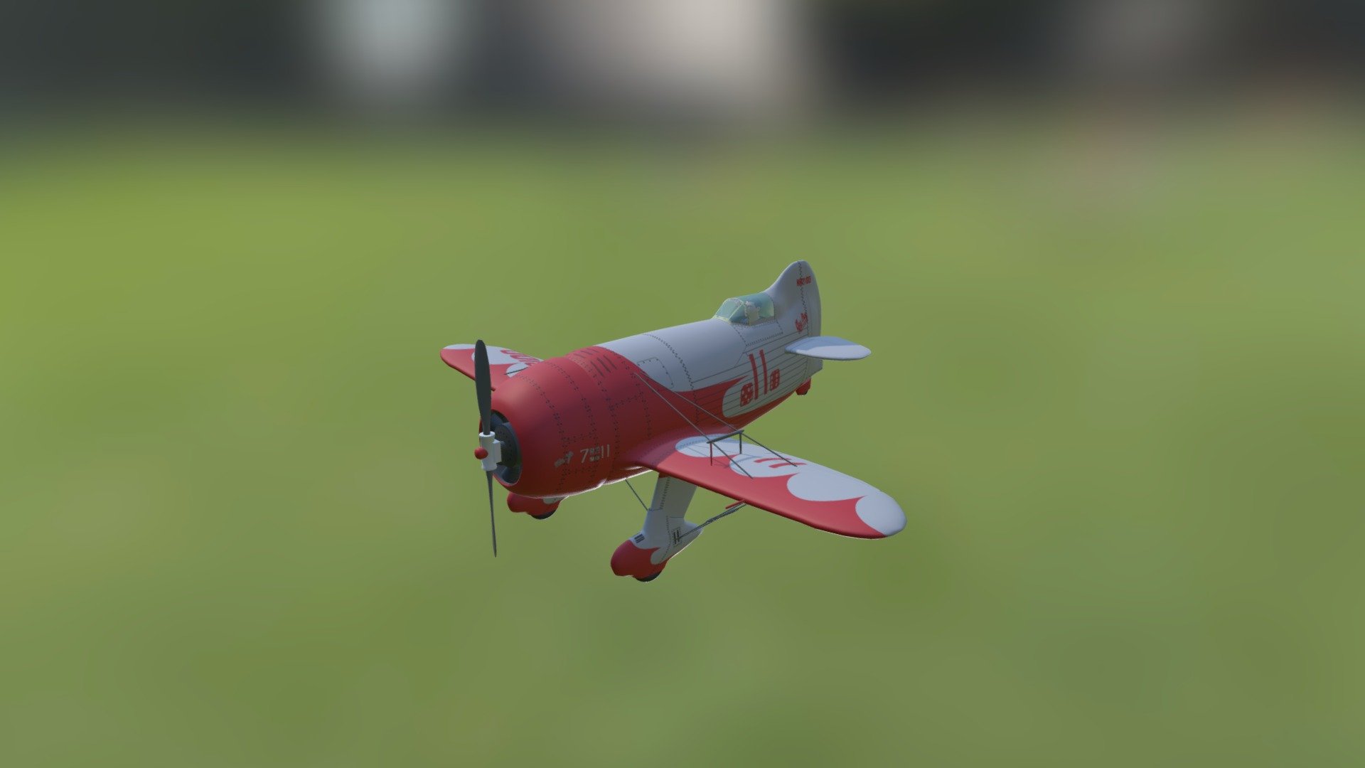 Gee Bee - Download Free 3D model by manilov.ap [9382585] - Sketchfab