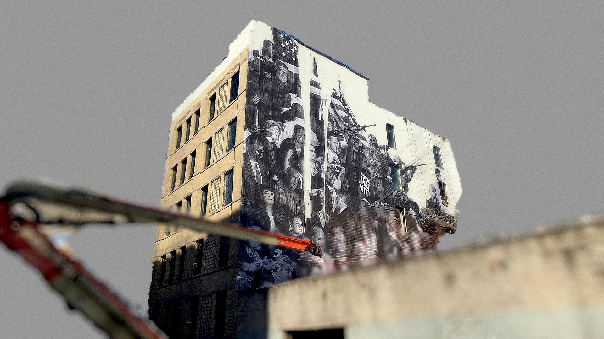 "Guns in America" collage by JR - 3D model by alban [9383e78] - Sketchfab