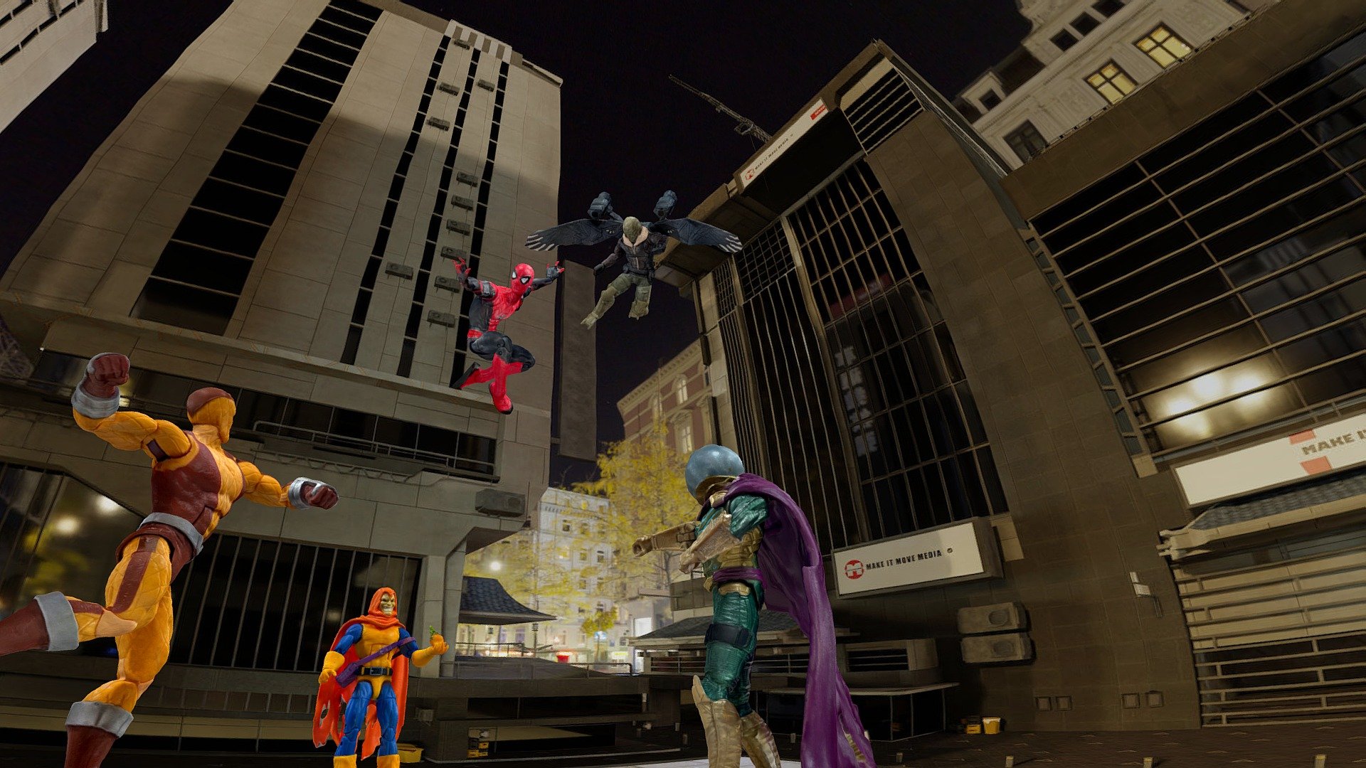Marvel Spiderman Scenario App Scans On Display! - 3D model by ...