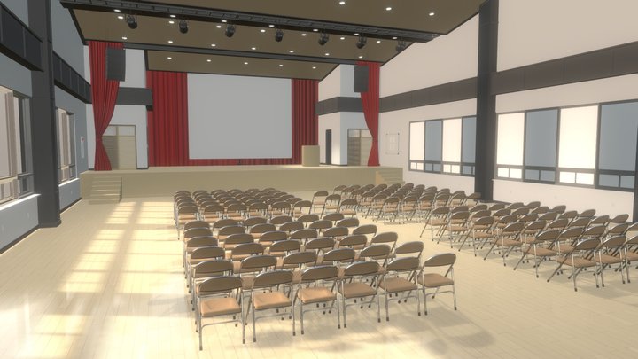 Auditorium 3D models - Sketchfab