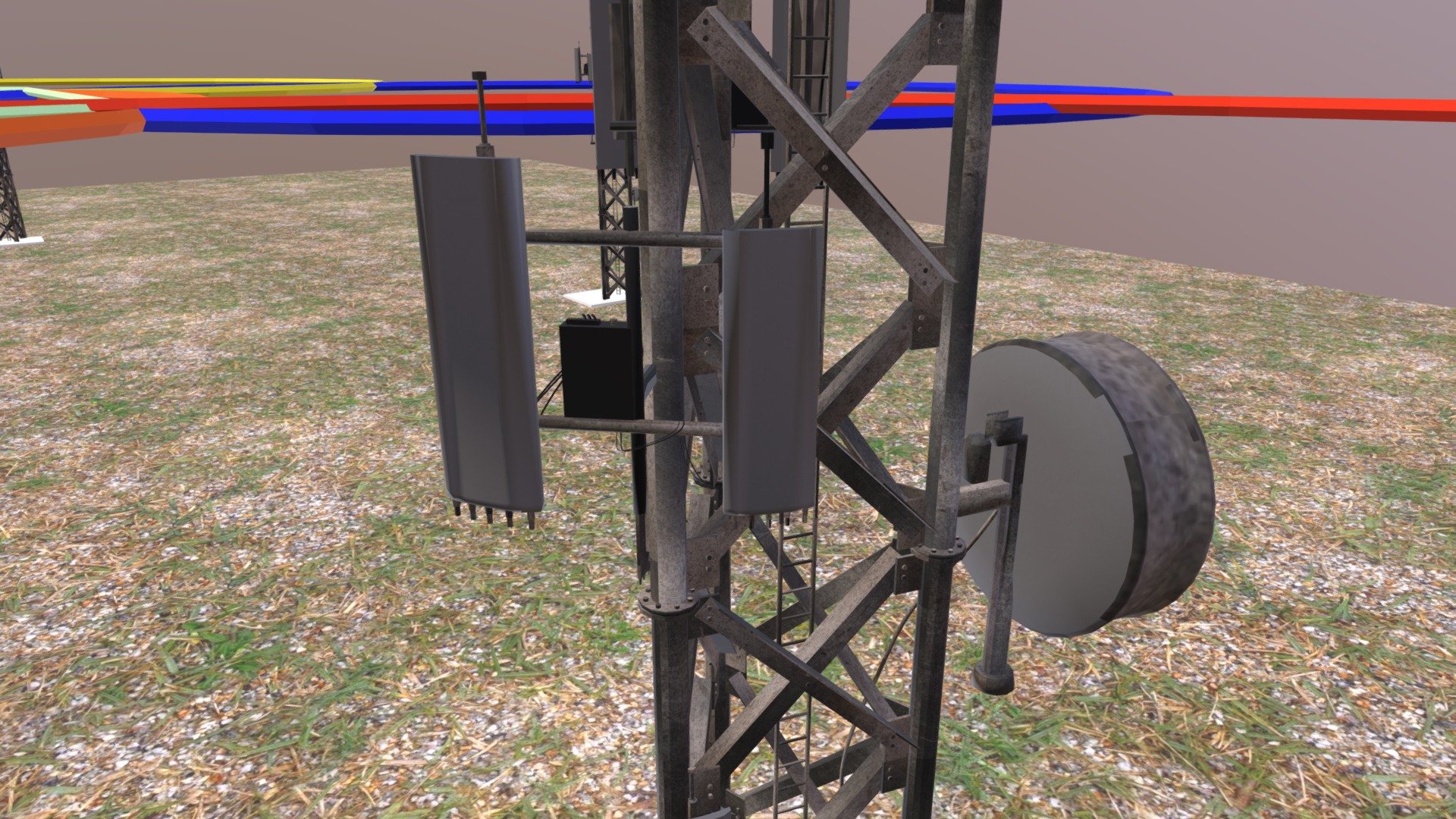 Cell Tower - Download Free 3D model by BOOBALAN (@BOOBROS) [93865fe] - Sketchfab