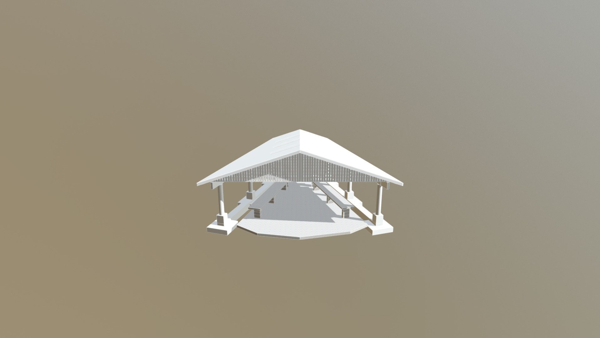 Ulu Laau Shade Structure - 3D model by pdonoho [93868b1] - Sketchfab