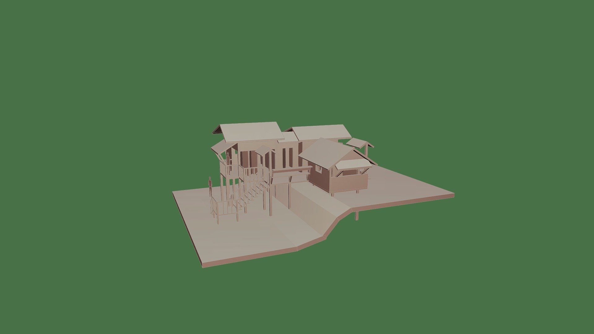 draft_House - 3D model by Tanupop.Pornpatimakorn [9386f73] - Sketchfab