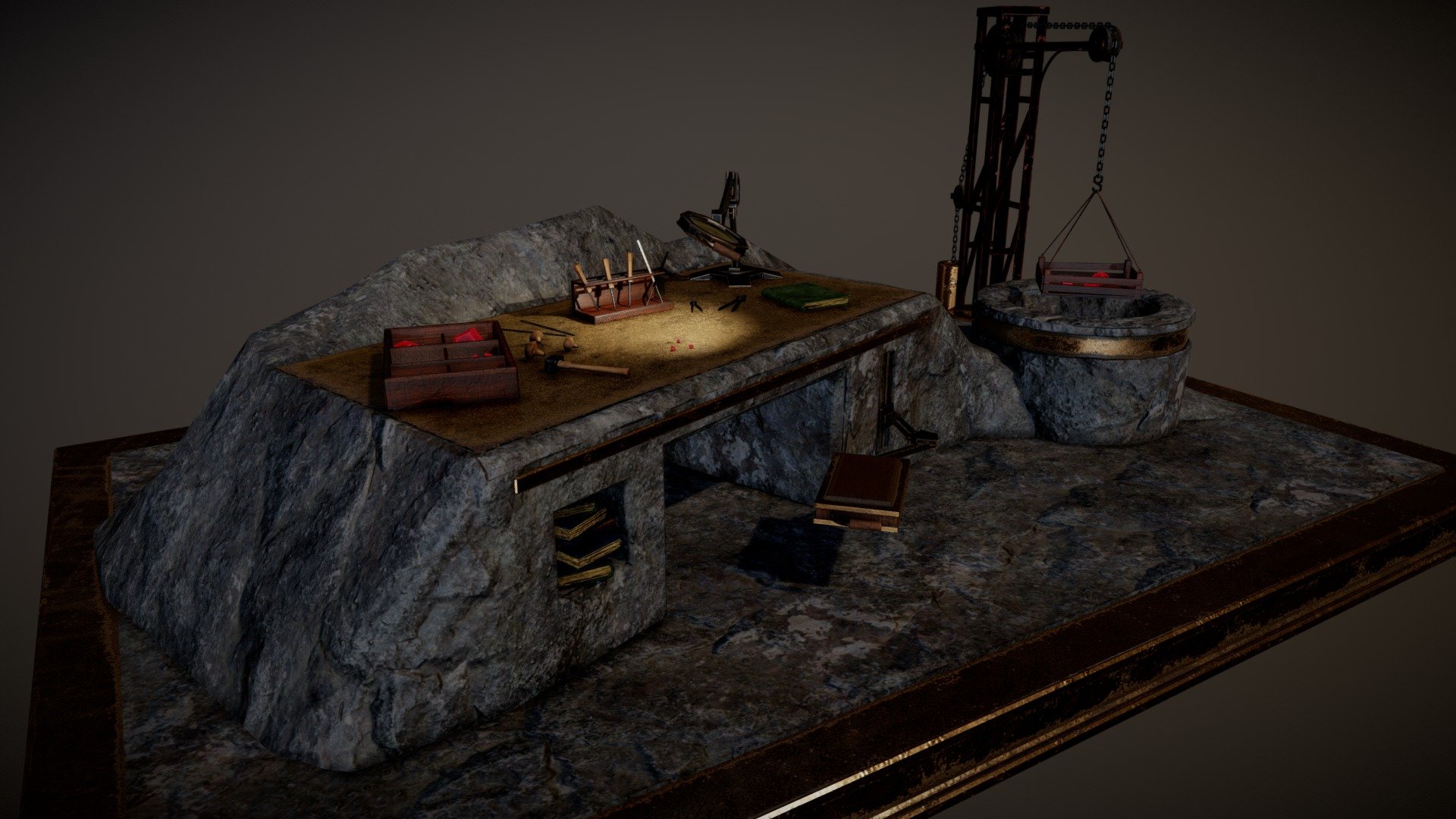 Dwarf workshop - 3D model by Augustin.Cagnat [938813d] - Sketchfab