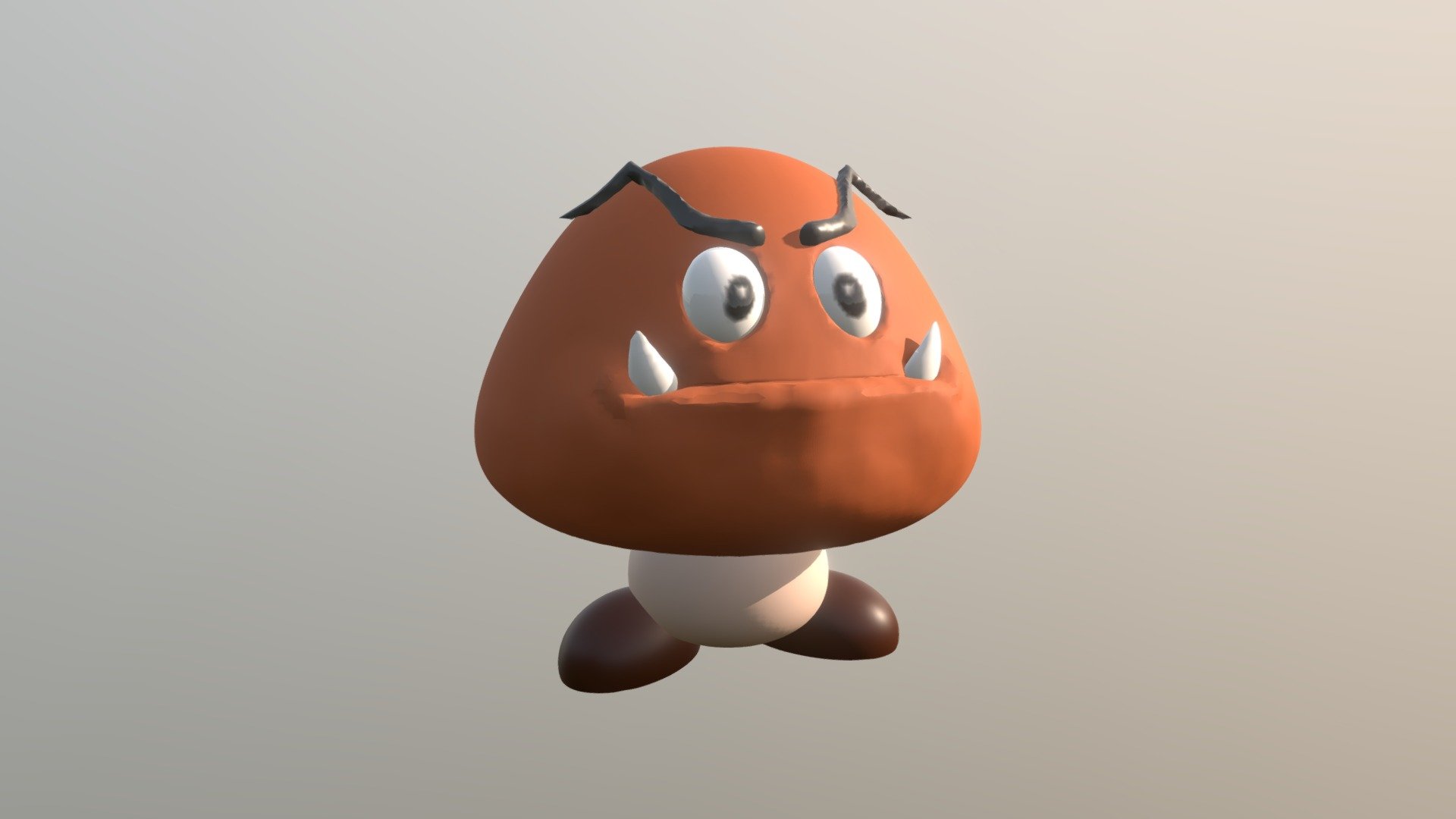Super Mario - Goomba - 3D model by inksy_ [9389815] - Sketchfab
