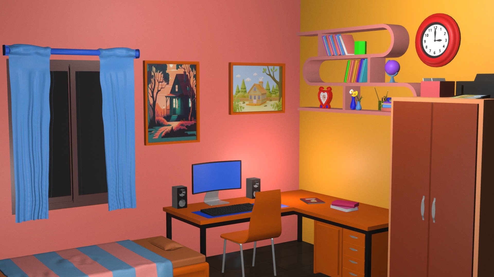 Interior Design - Download Free 3D model by Md.Faruk [938cae9] - Sketchfab