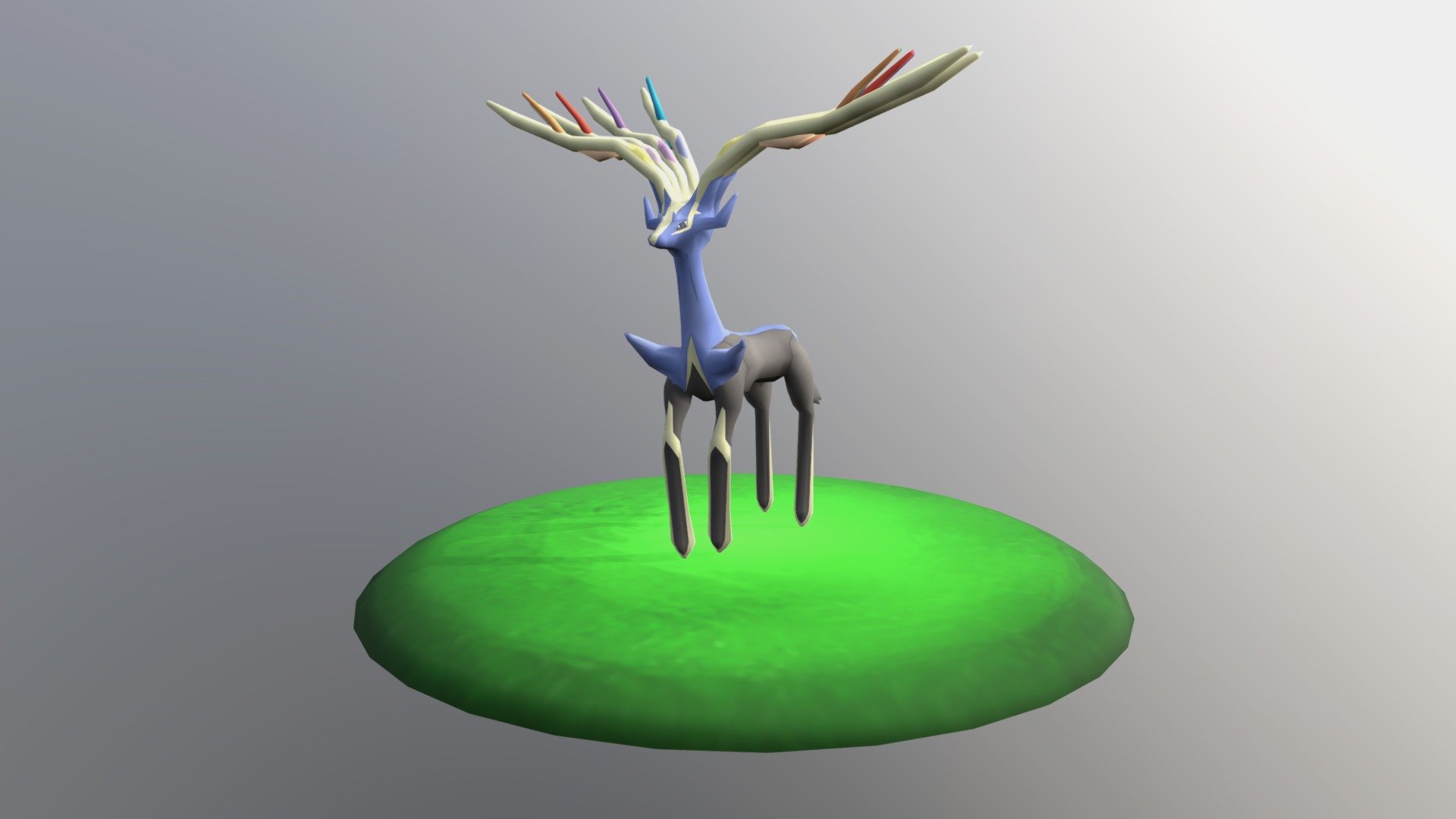 Xerneas - 3D model by Xander (@elxanderomg) [938cee1] - Sketchfab