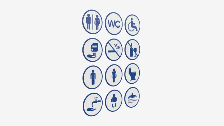 Signage 3D models - Sketchfab
