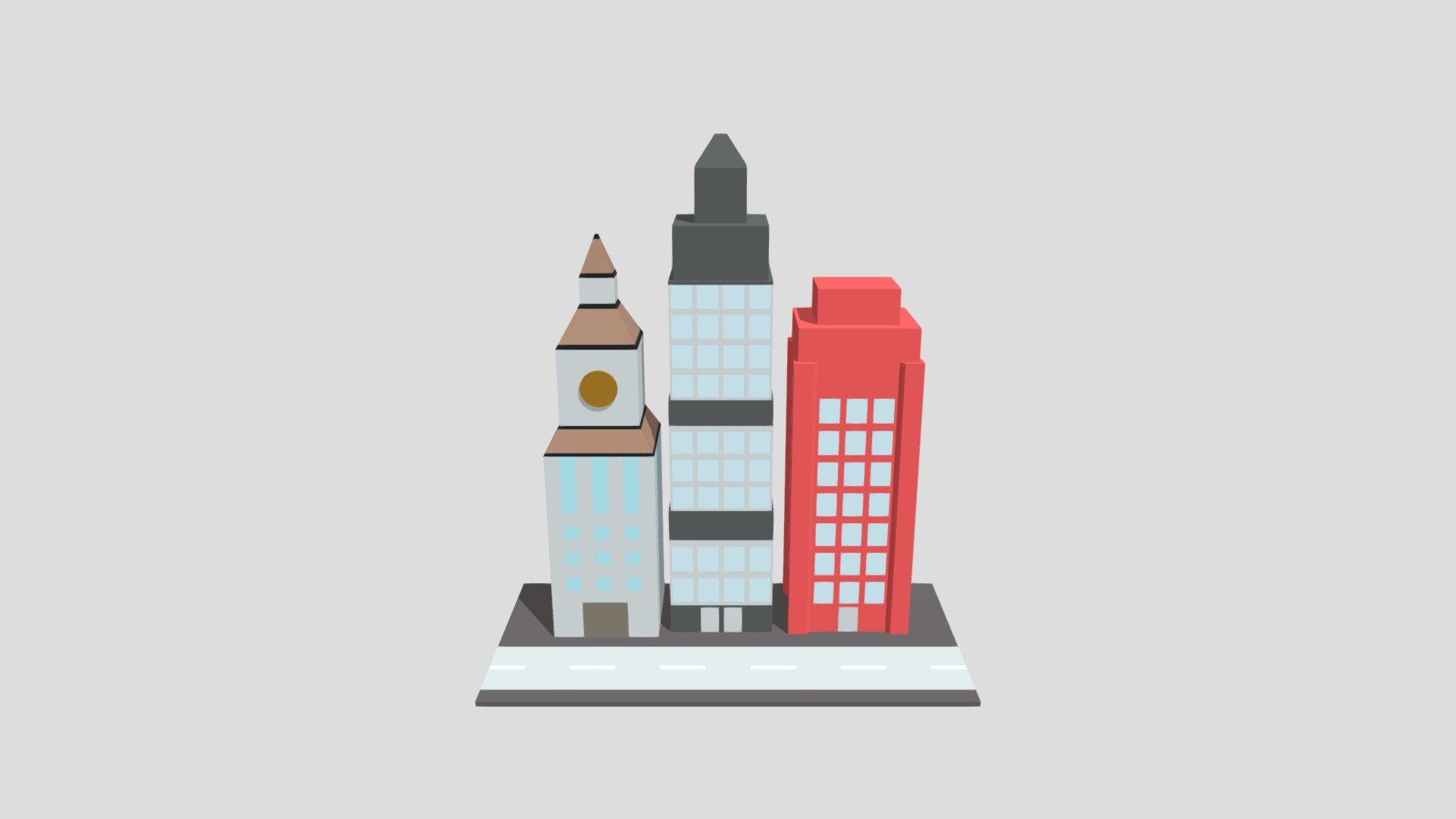 Skyscrapers from Poly by Google - Download Free 3D model by IronEqual ...