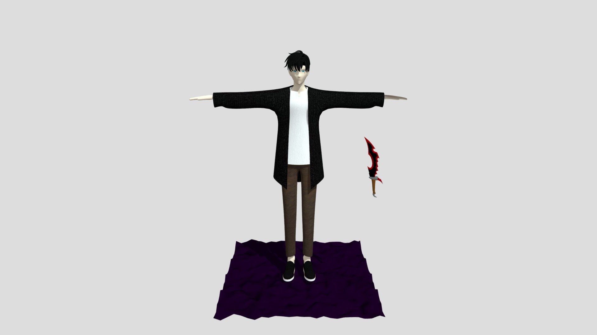 Sung Jinwoo - 3D model by JeffLXH [938e24e] - Sketchfab