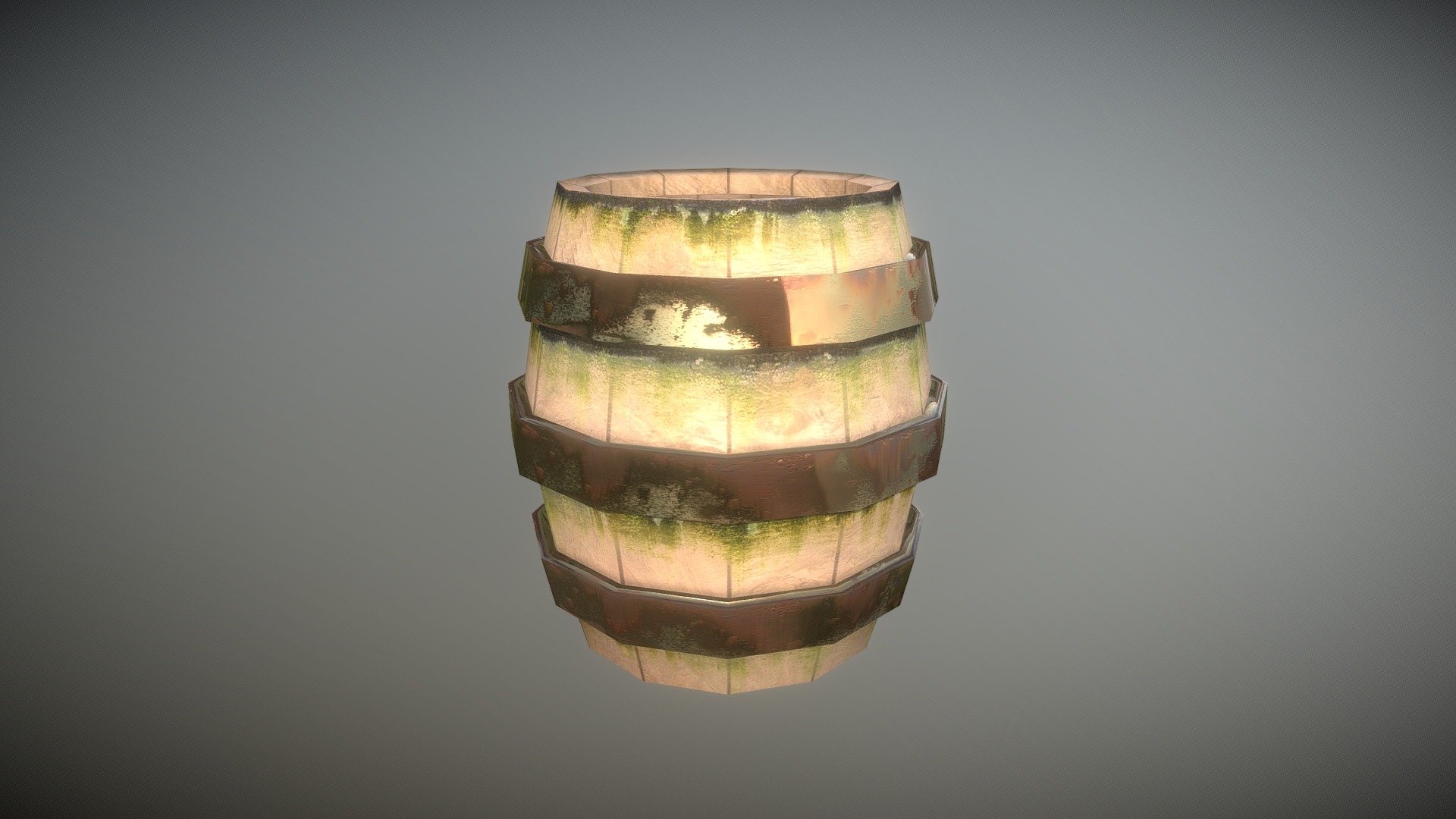 Barrel - Download Free 3D model by Lakin (@lakinrt) [938f0df] - Sketchfab