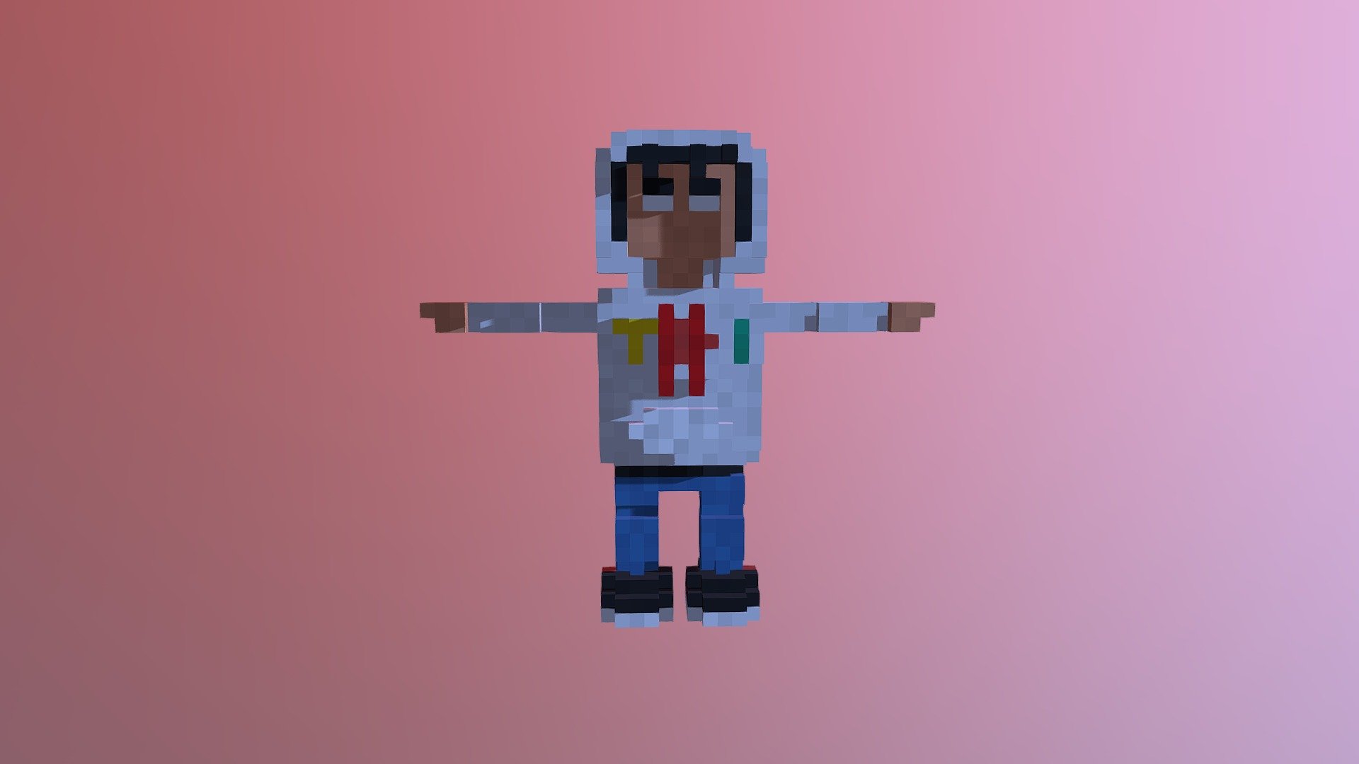 Voxel Character T-Pose - Download Free 3D model by Neval9shka1 [939031f ...