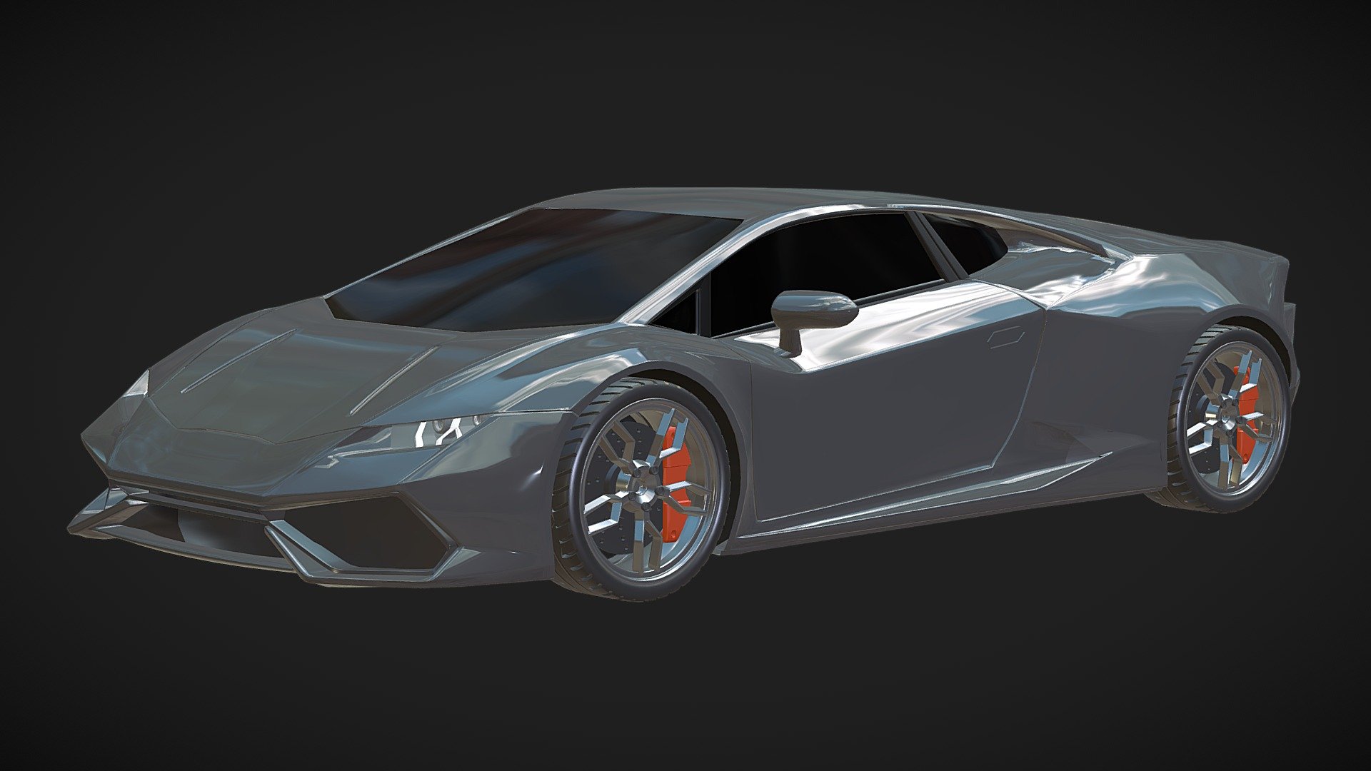 Lambo Huracan sports car - 3D model by kolani3d (@future3designer ...