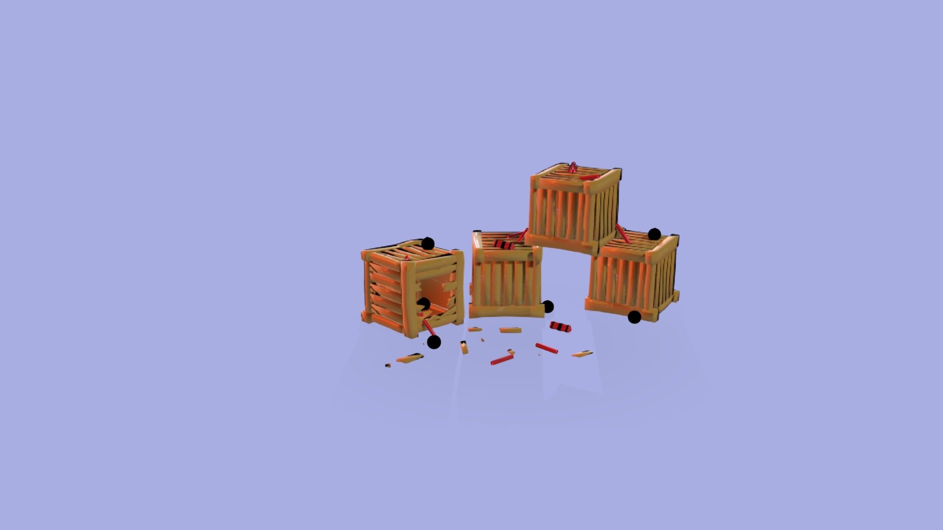 Tnt box - Download Free 3D model by Laura.Macedo [93944b2] - Sketchfab