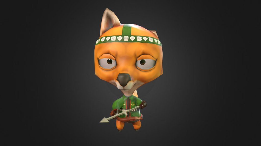 Toon Fox Animated for ABC for Kids - 3D model by Exo404 (@sergeycg ...