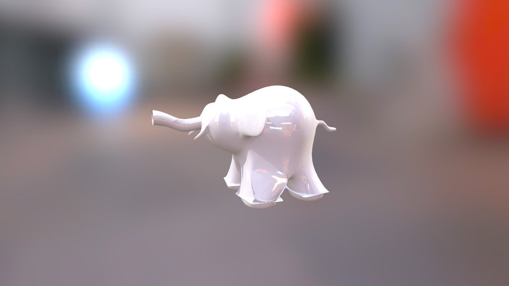 Elephant Blender project - 3D model by dubychloe [93949c1] - Sketchfab
