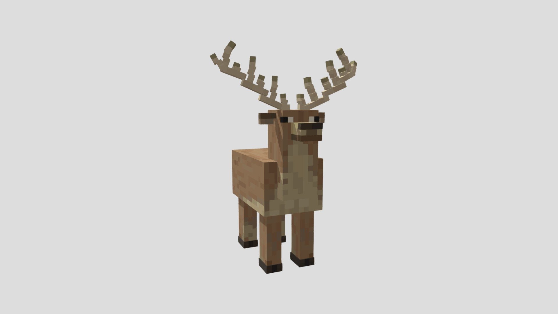 Deer Minecraft - 3D model by john4er [939503f] - Sketchfab