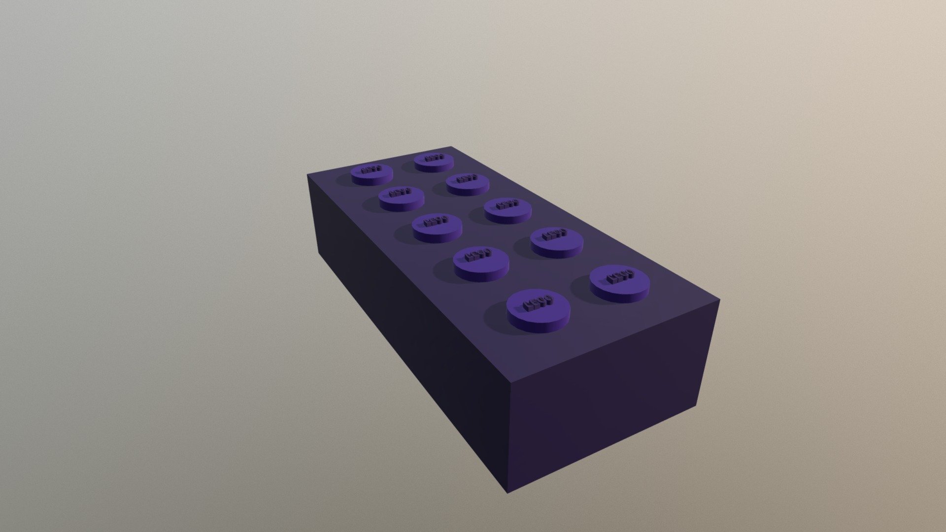 Purple LEGO piece - 3D model by adri (@adrilandd) [9397ee3] - Sketchfab