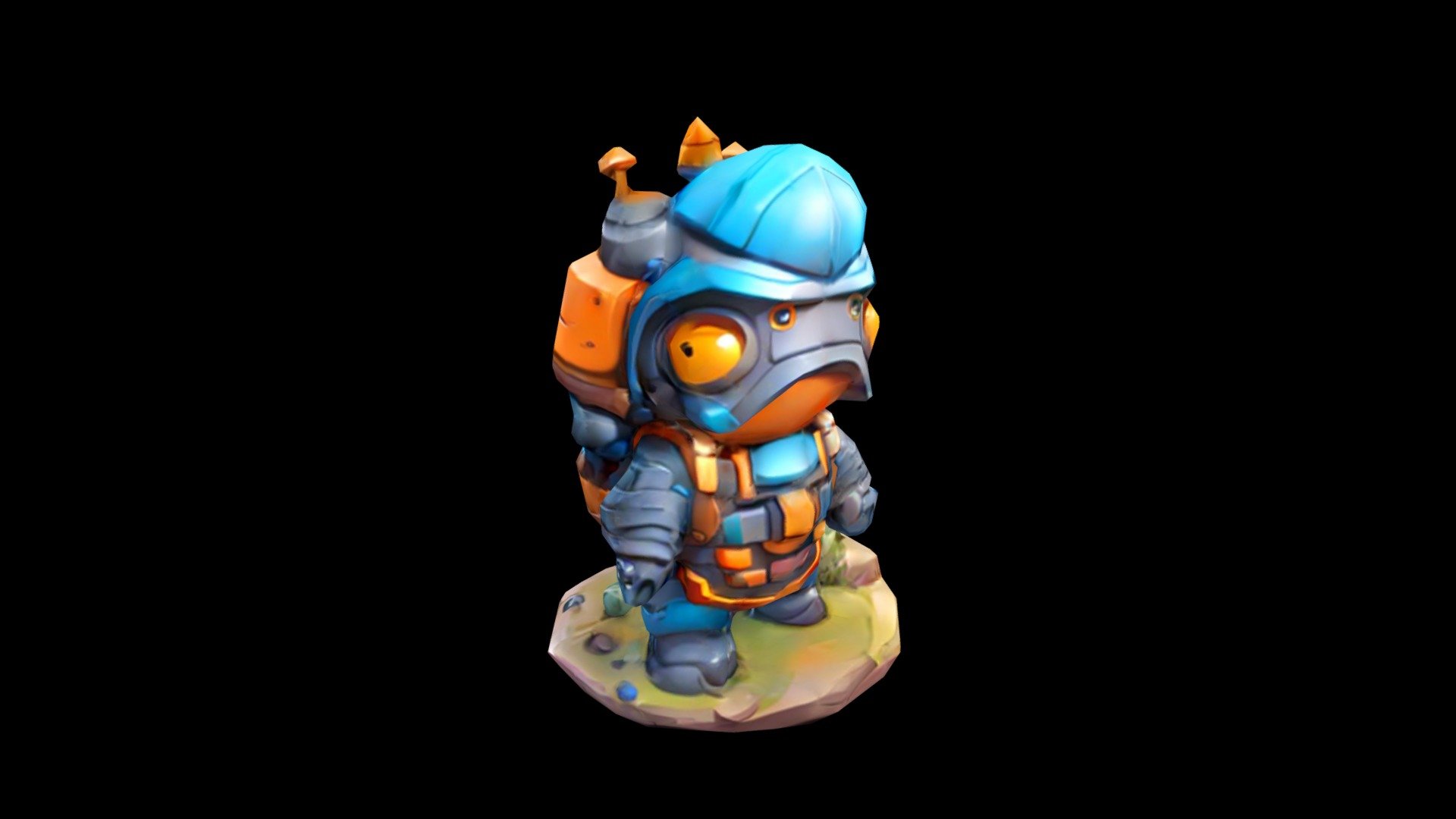 3D Render of Battle Bot Character - Download Free 3D model by klrxyz ...