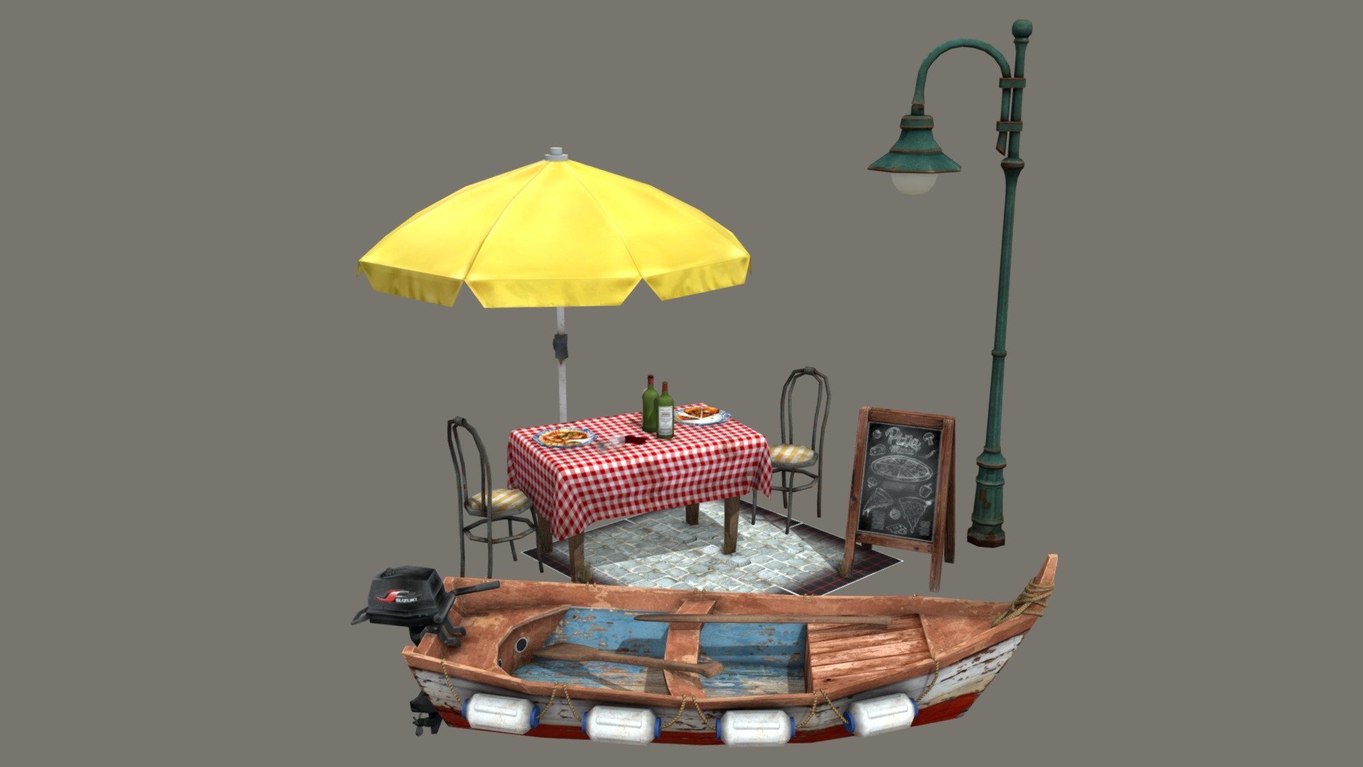 DAE 5 Finished props - By the ocean - 3D model by Ieva Sucilaite ...