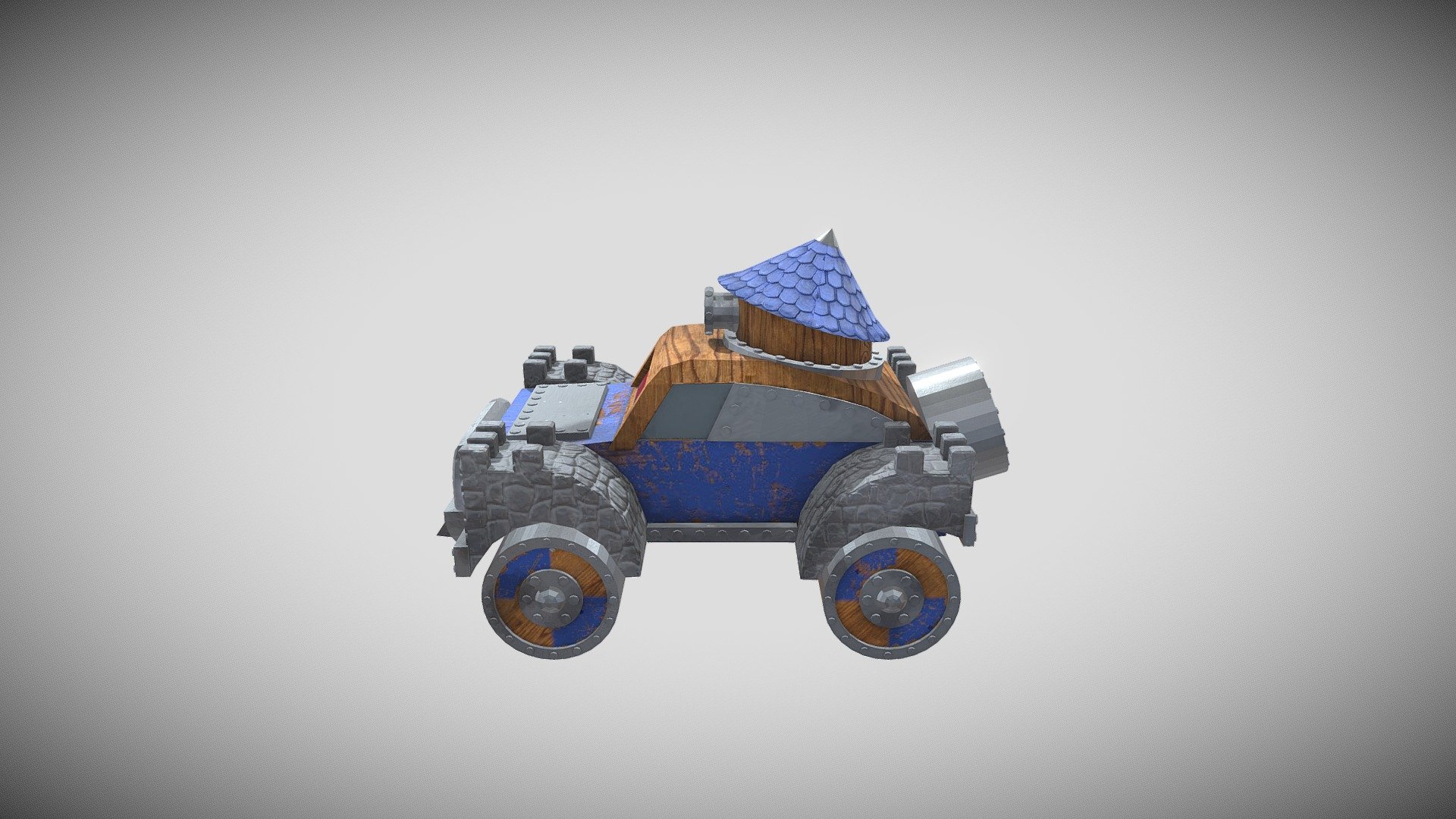 Medieval Tank - 3D model by Noxalion [9399f09] - Sketchfab