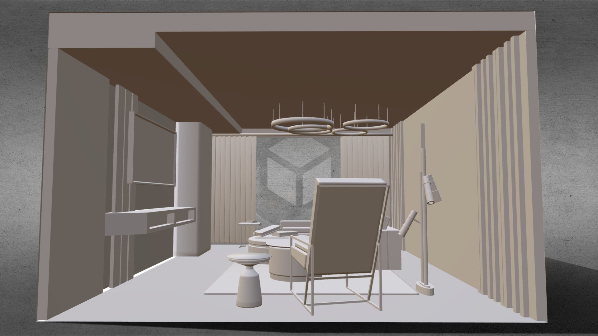 Hall Interior design - 3D model by 3DArtvividMotion Artist (@Pravin ...