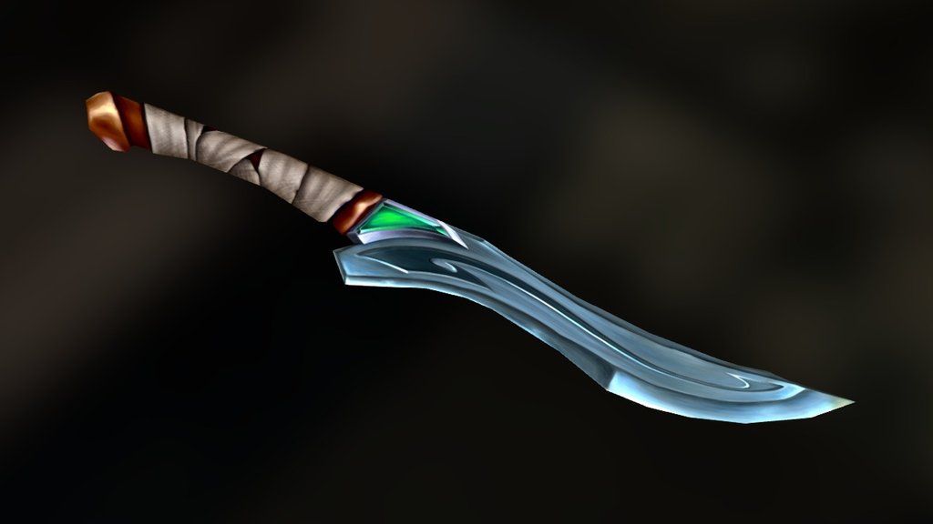 Hand Painted Sword - 3D model by sabrinabee88 [939dce8] - Sketchfab