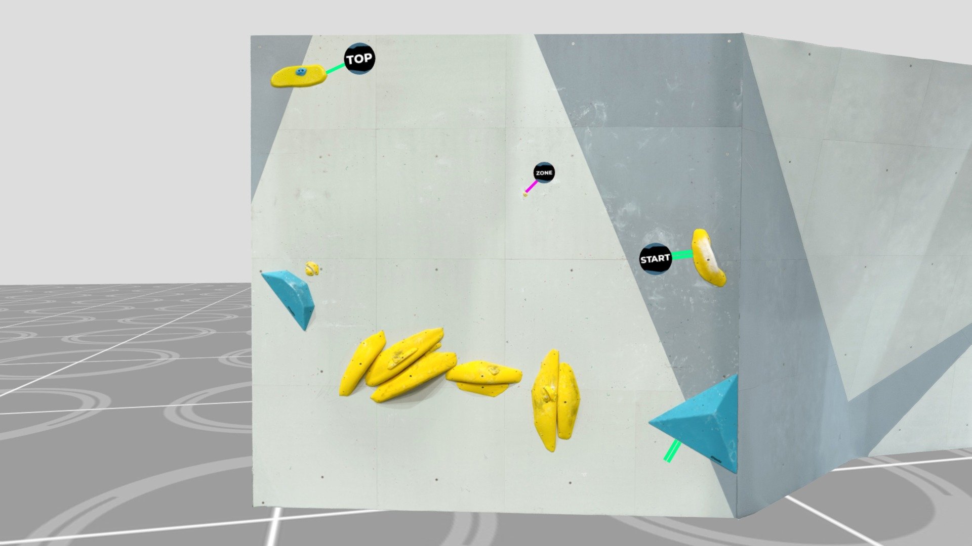 IFSC WCH Bern 2023 Boulder Final Women_A - 3D model by ...