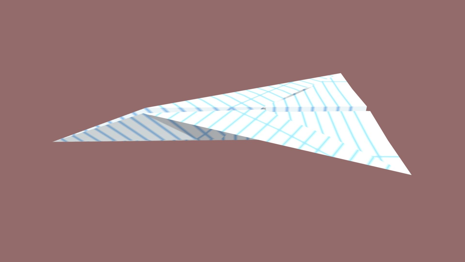 Paper airplane 3d model free download - Download Free 3D model by ...