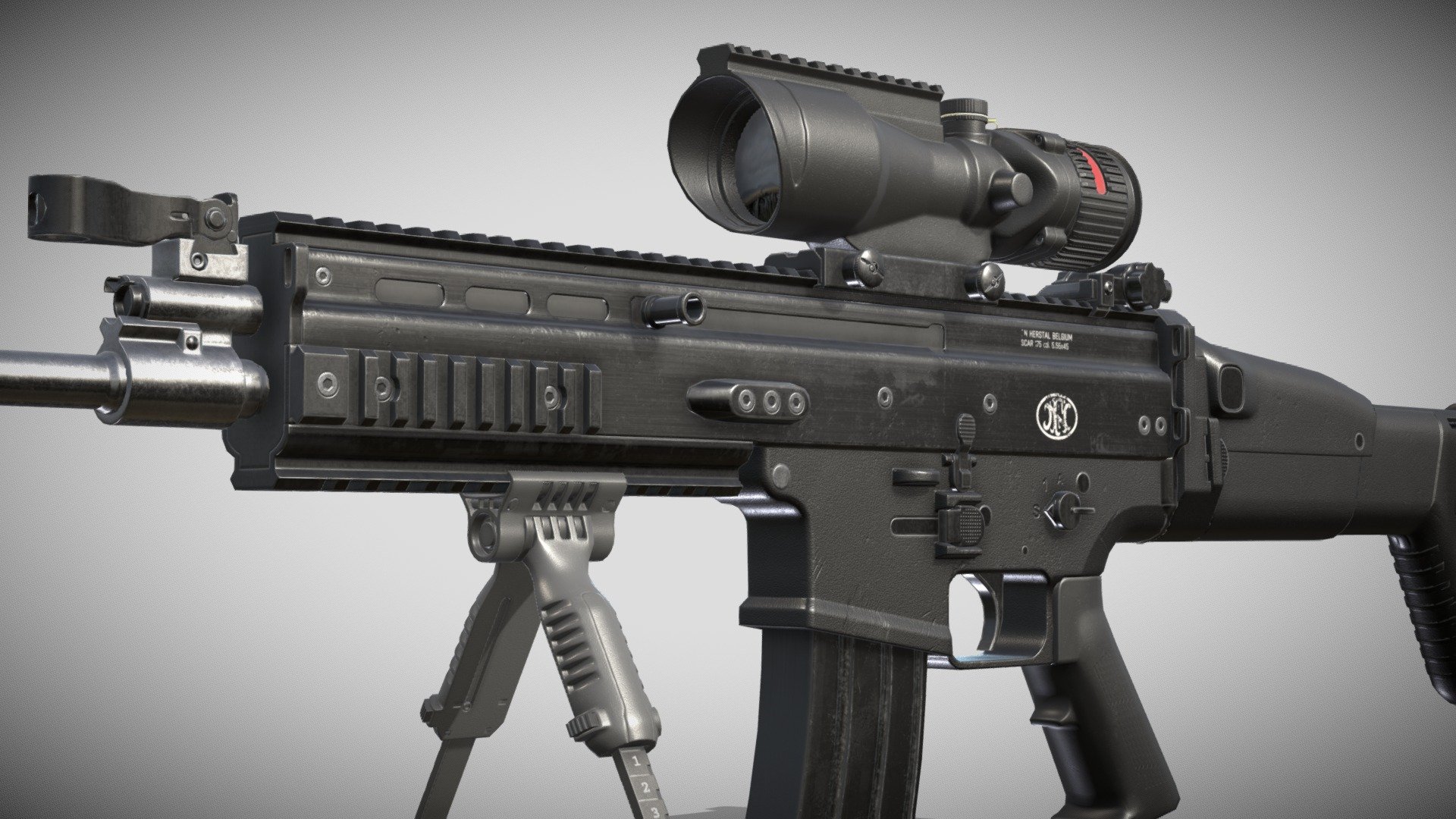 Scar-l - 3D model by sazhinyaroslav [93a044d] - Sketchfab