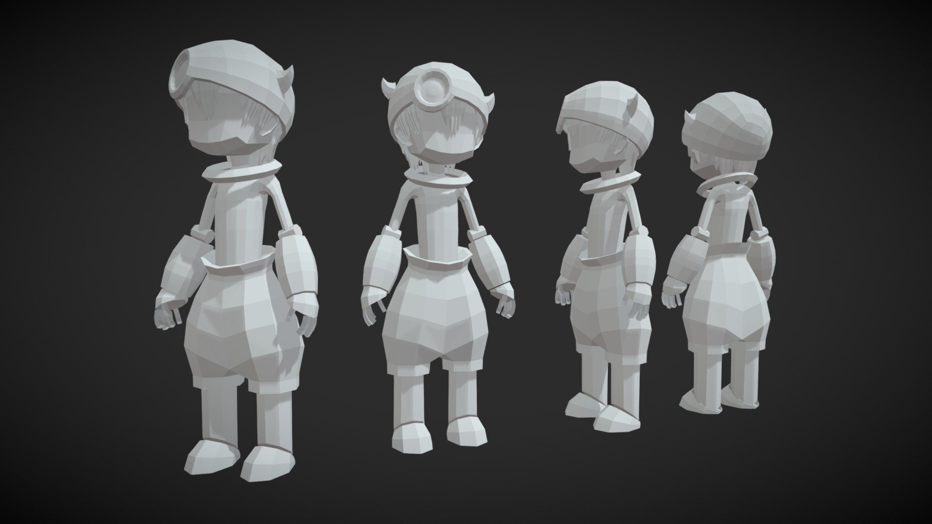 Low Poly Character - Download Free 3D model by MarkSoren [93a078d ...