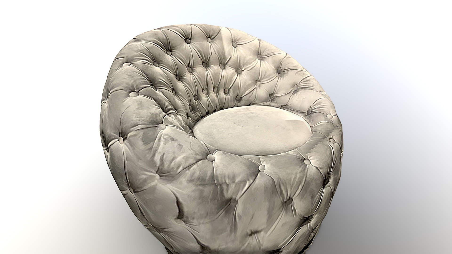 Tufted chair Apr 28, 11 AM-LiDAR - Download Free 3D model by Content ...