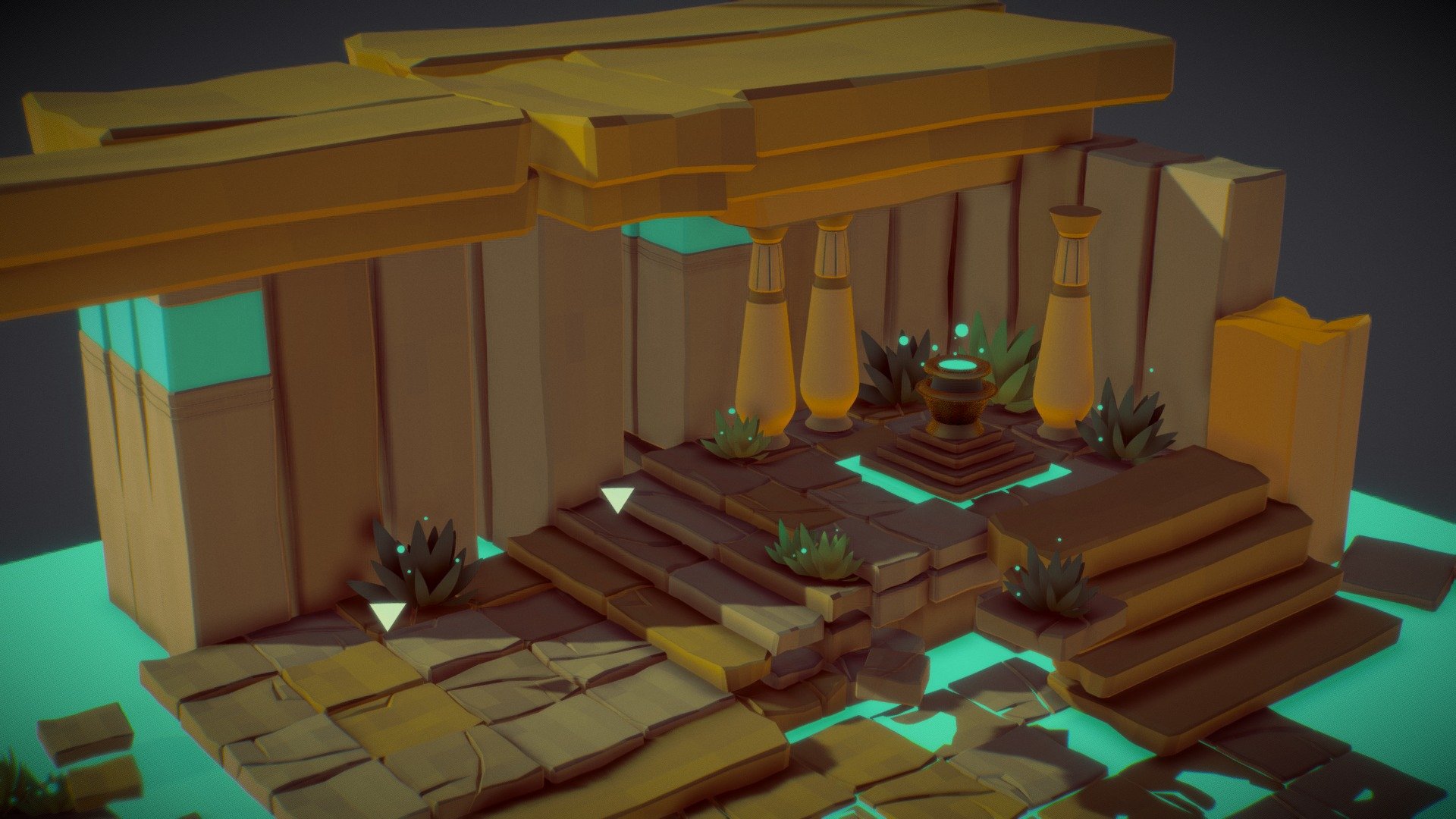 Egypt mini game design - 3D model by csilla.kiskartali [93a1d53 ...