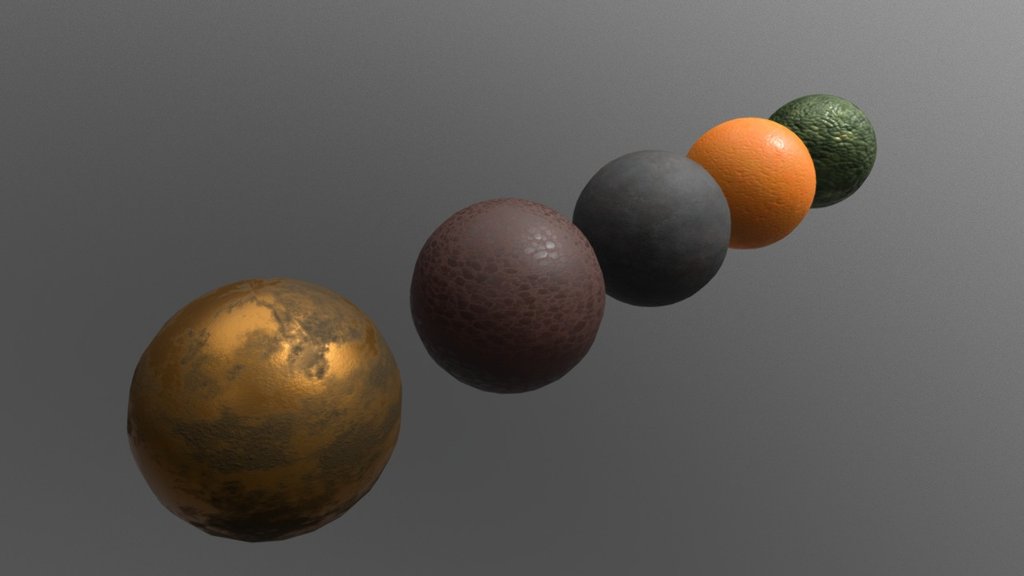 Material Study - 3D model by Lauren (@16BitSiren) [93a4375] - Sketchfab