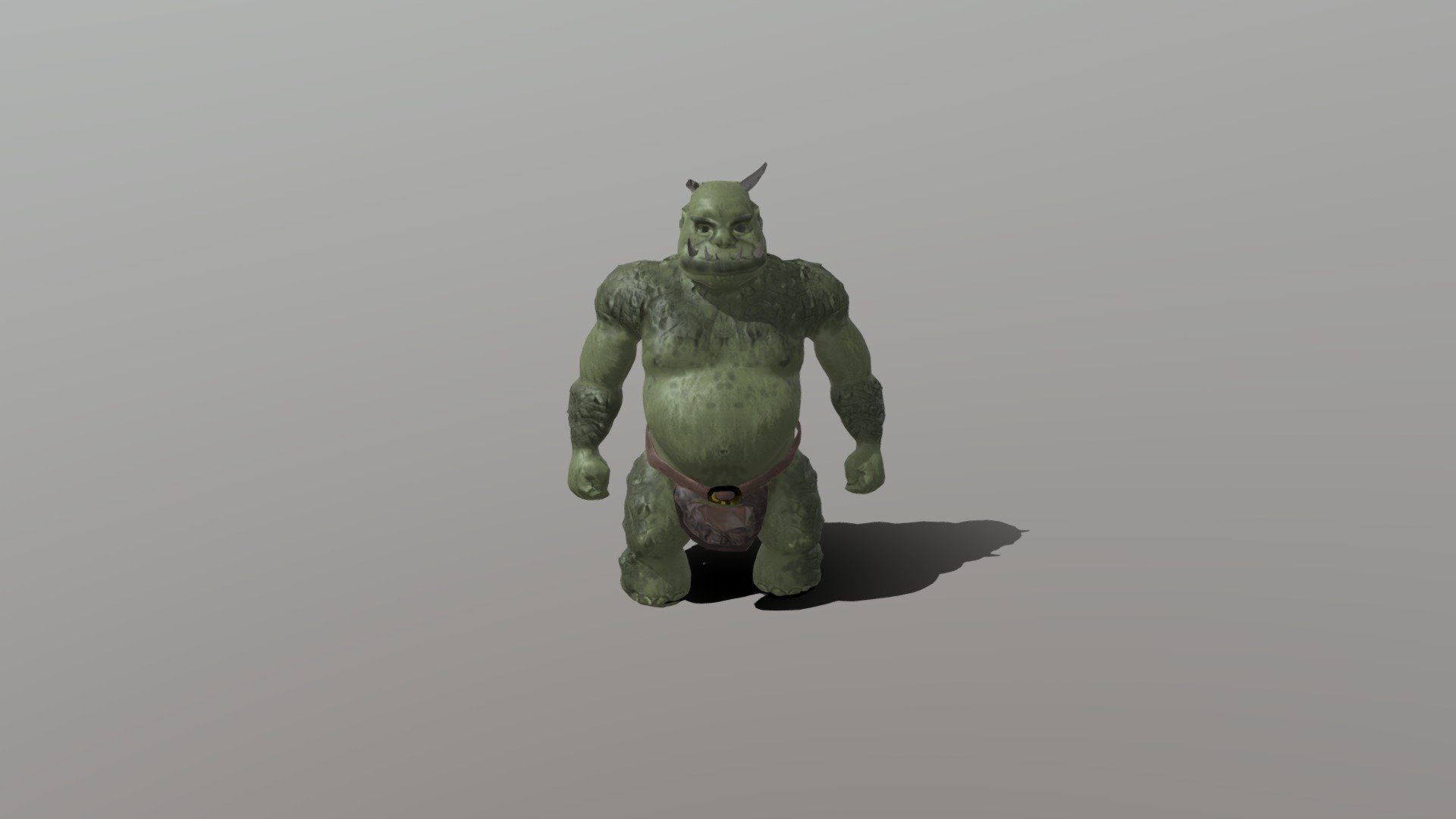 My Second Project: Orc Game Character for Unity - Download Free 3D ...